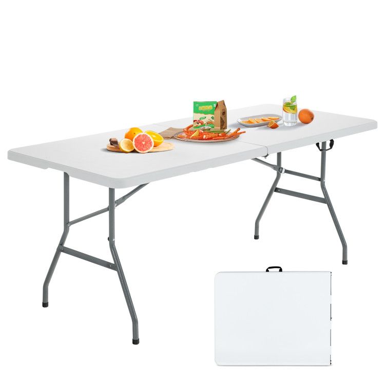 Portable Folding Camping Table with Carrying Handle for Picnic ...